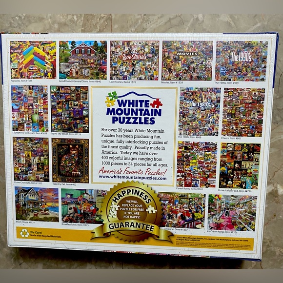 White Mountain | Toys | New Candy Wrappers 00 Pieces Jigsaw Puzzle ...